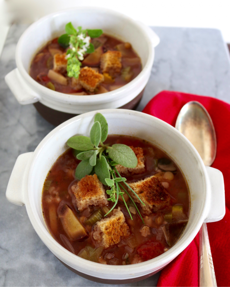 A hearty stone soup, make magic with ingredients in your kitchen ...