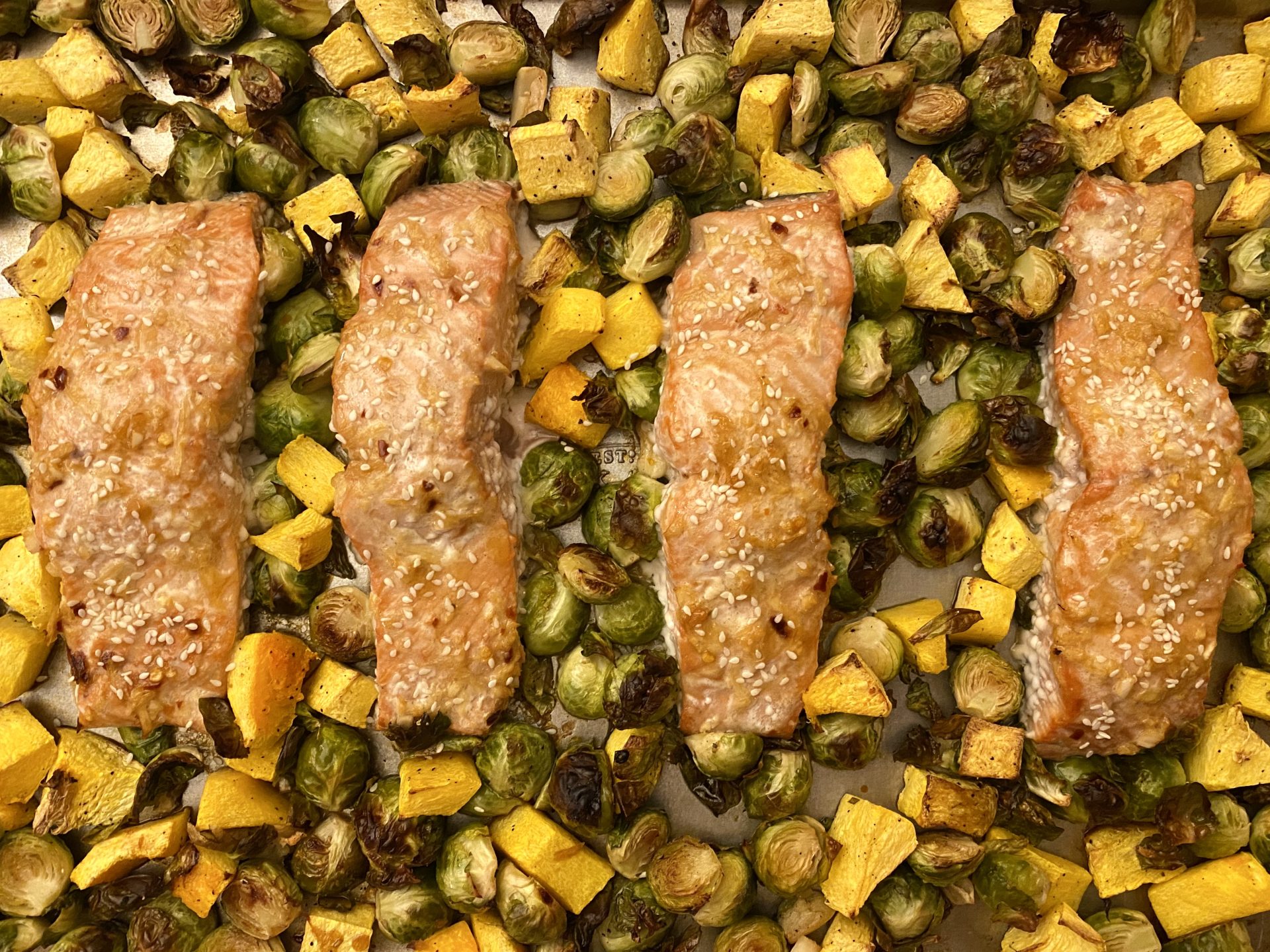 Sheet-Pan Salmon with Roasted Fall Vegetables - American Institute for ...